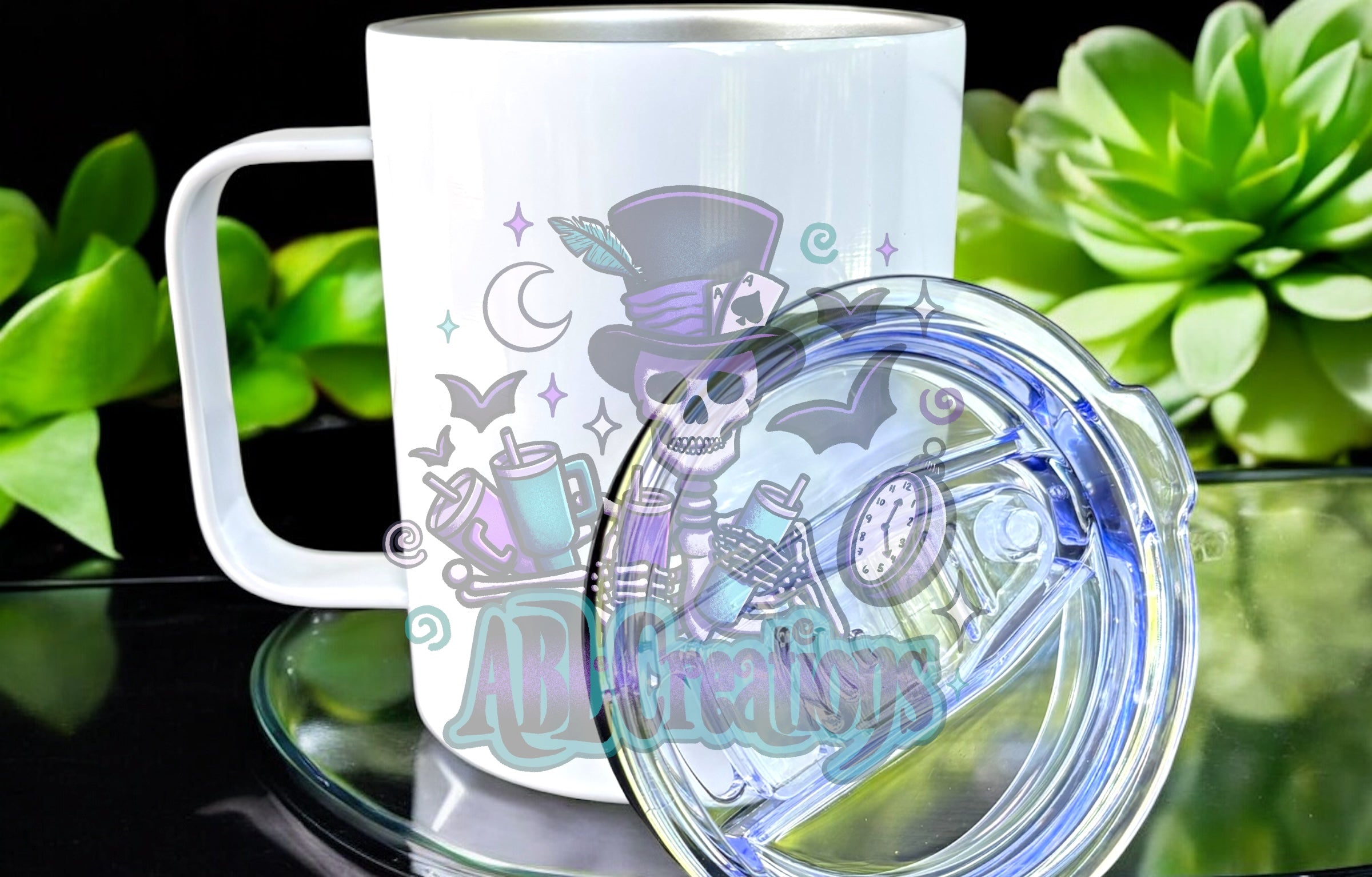 10oz Metal Coffee Cup – ABL Creations